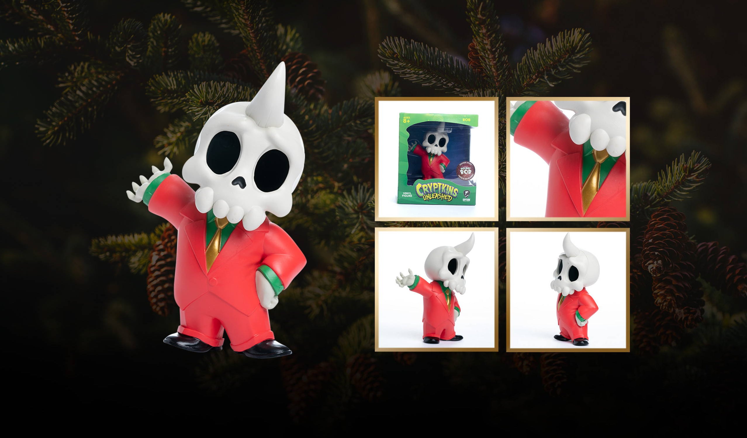 HOLIDAY BOB CRYPTKINS UNLEASHED VINYL FIGURE (CRYPTOZOIC STORE EXCLUSI ...