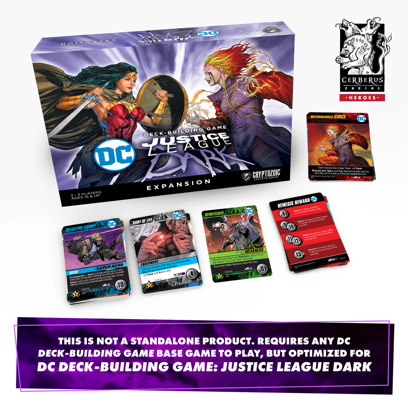 DC DECK-BUILDING GAME — Cryptozoic Entertainment