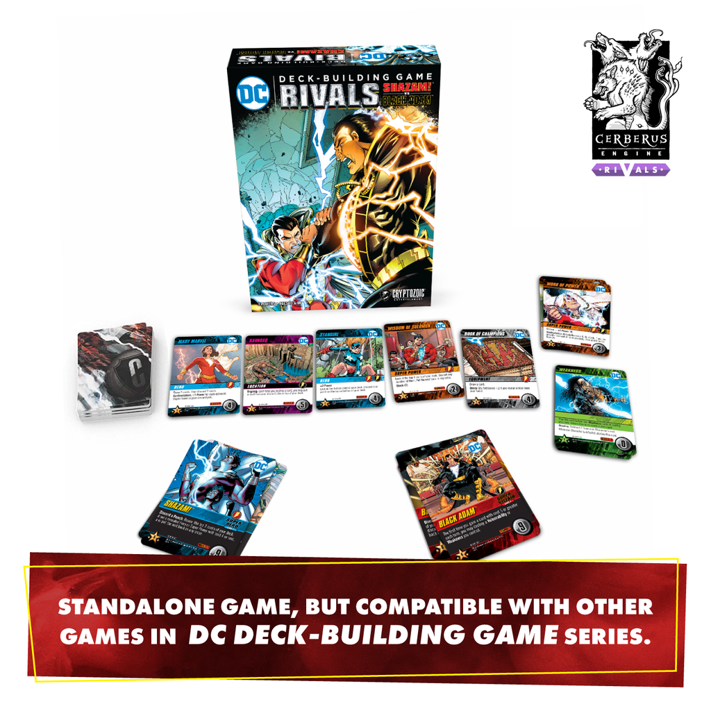 DC DECK-BUILDING GAME — Cryptozoic Entertainment
