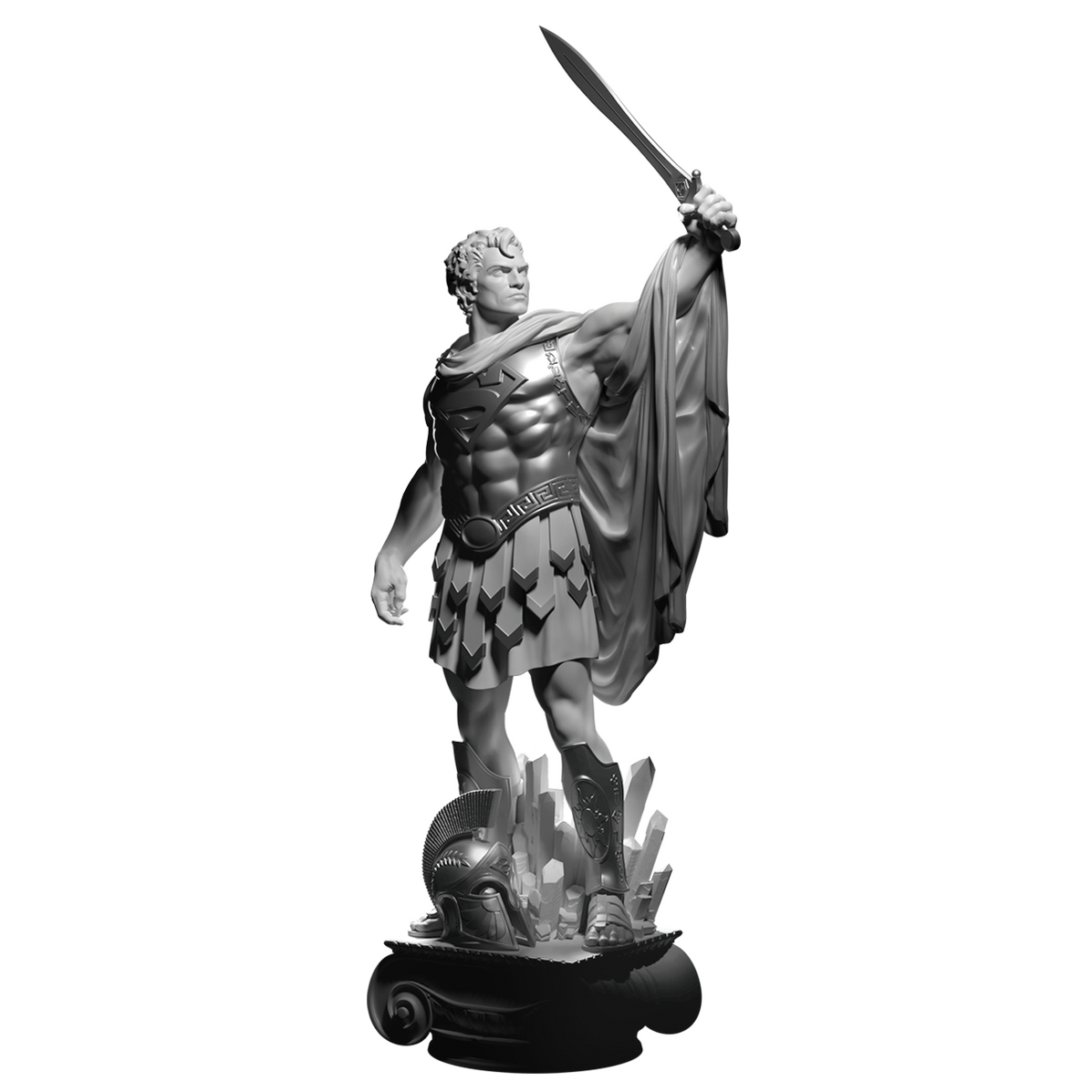 Superman: Prince of Krypton Statue — Silver Edition — Cryptozoic ...