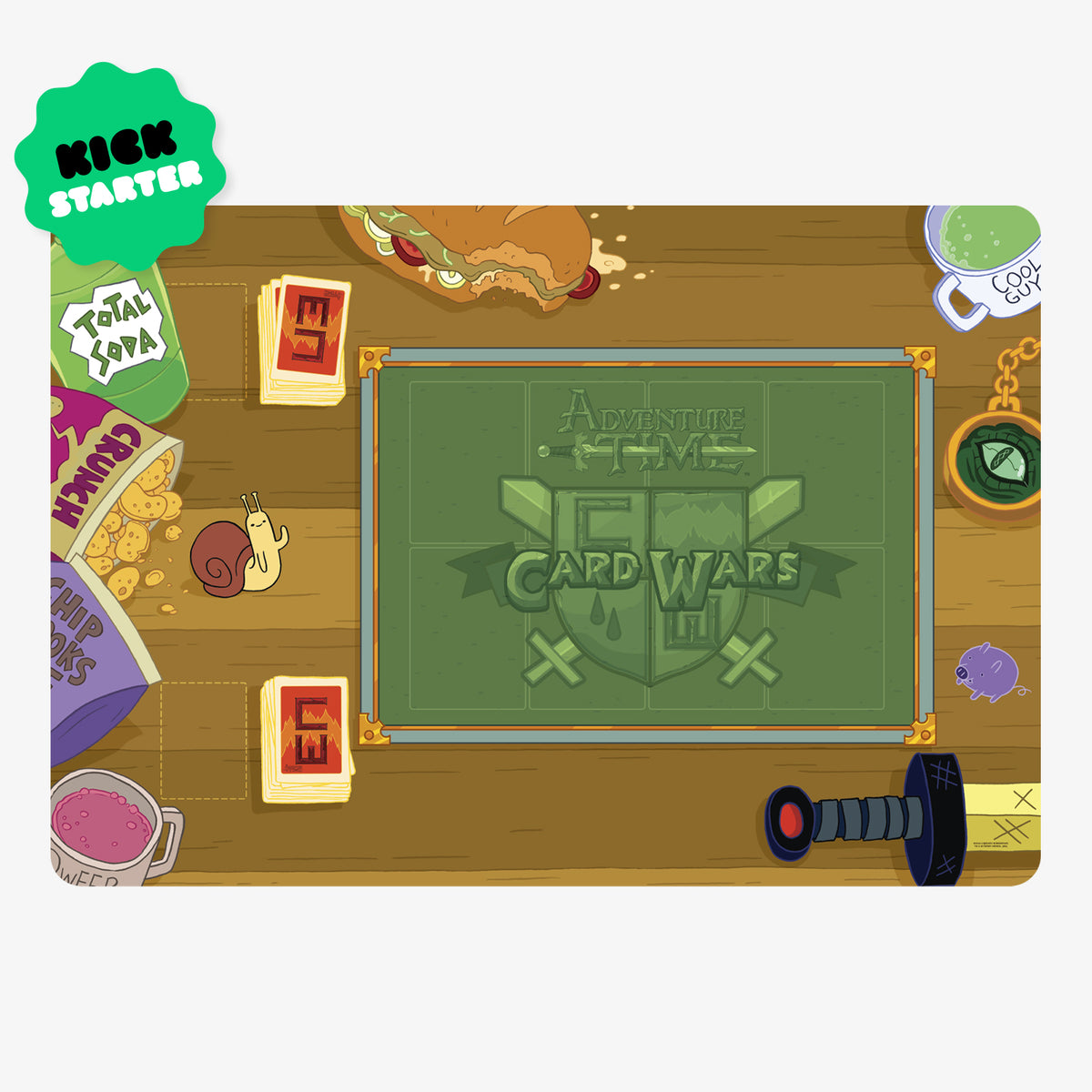 Adventure Time Card Wars: Playmat (Kickstarter Exclusive) — Cryptozoic ...