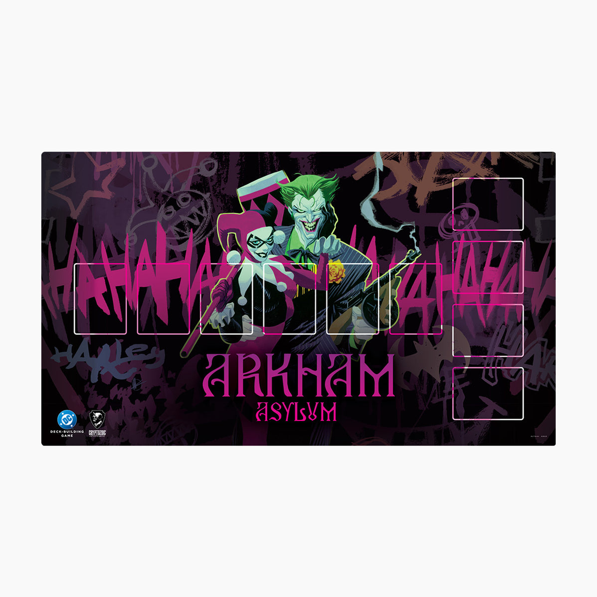 DC Deck-Building Game: Arkham Asylum Playmat (Kickstarter Exclusive ...
