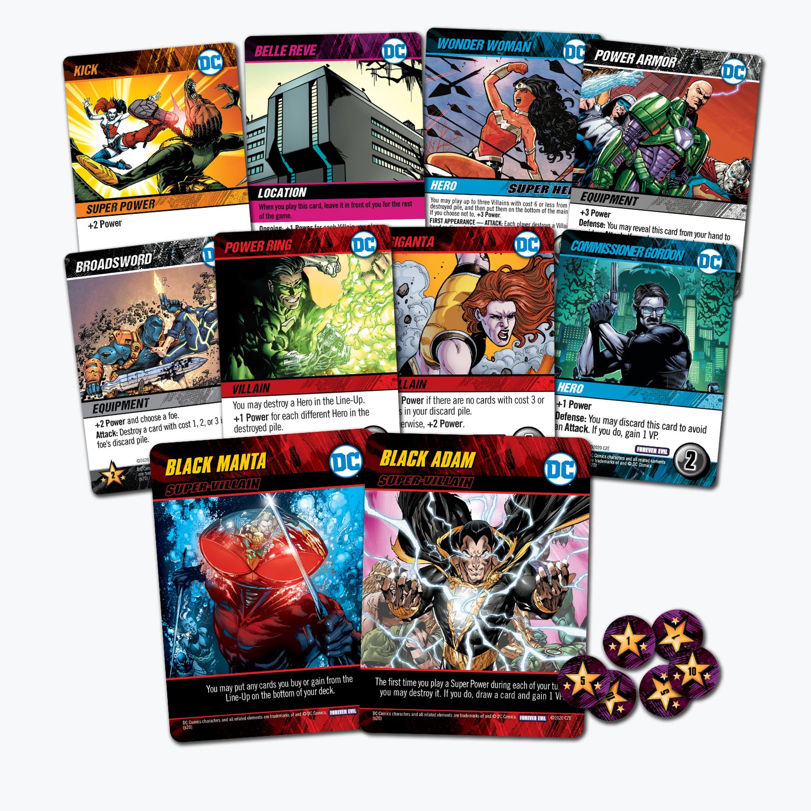 DC DECK-BUILDING GAME — Cryptozoic Entertainment