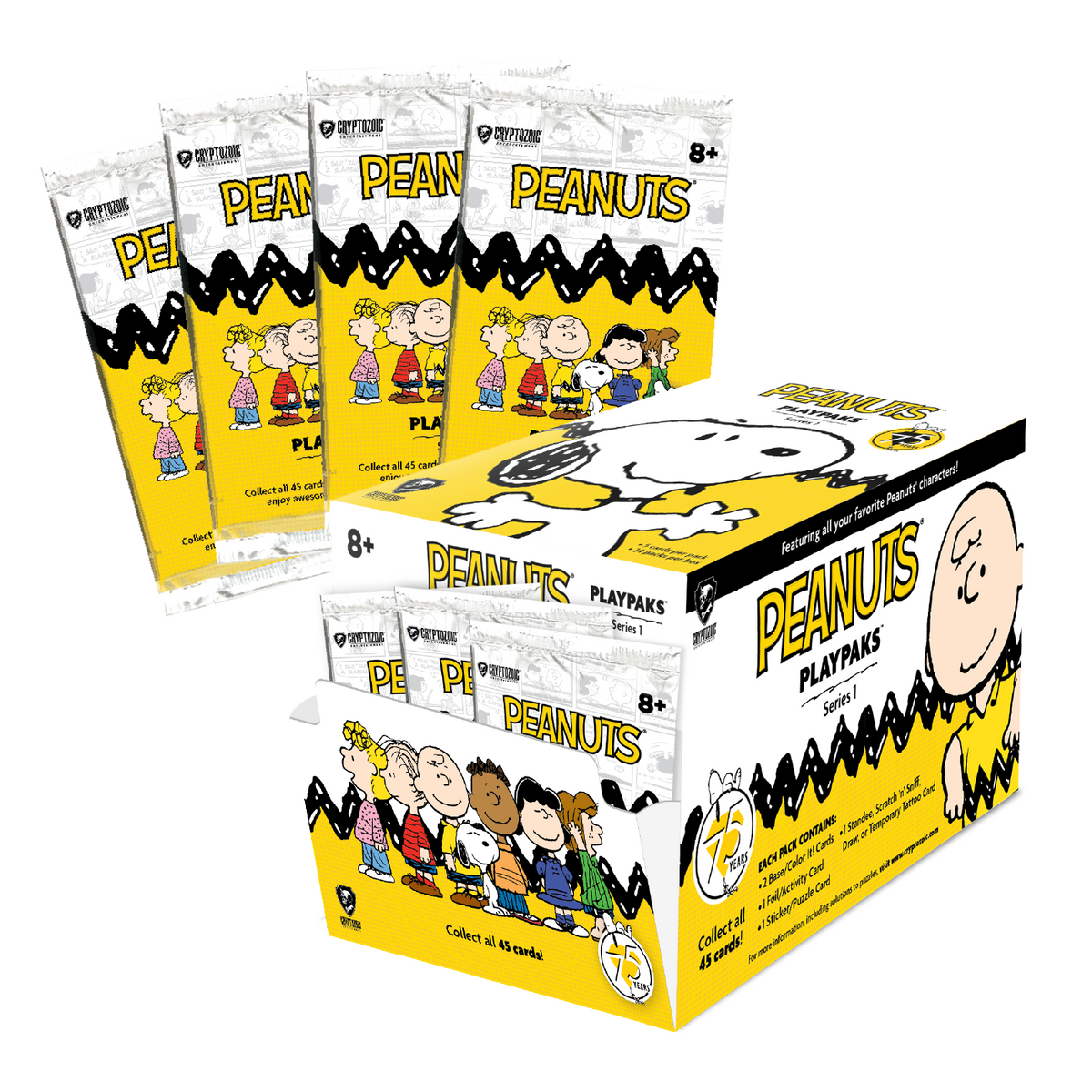 Peanuts Playpaks: 75 Years (24-pack box) — Cryptozoic Entertainment