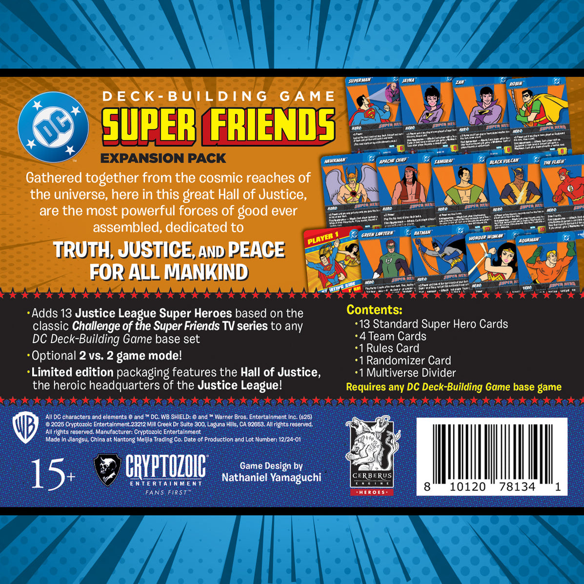 DC Deck-Building Game: Super Friends Expansion Pack (Kickstarter Exclu ...