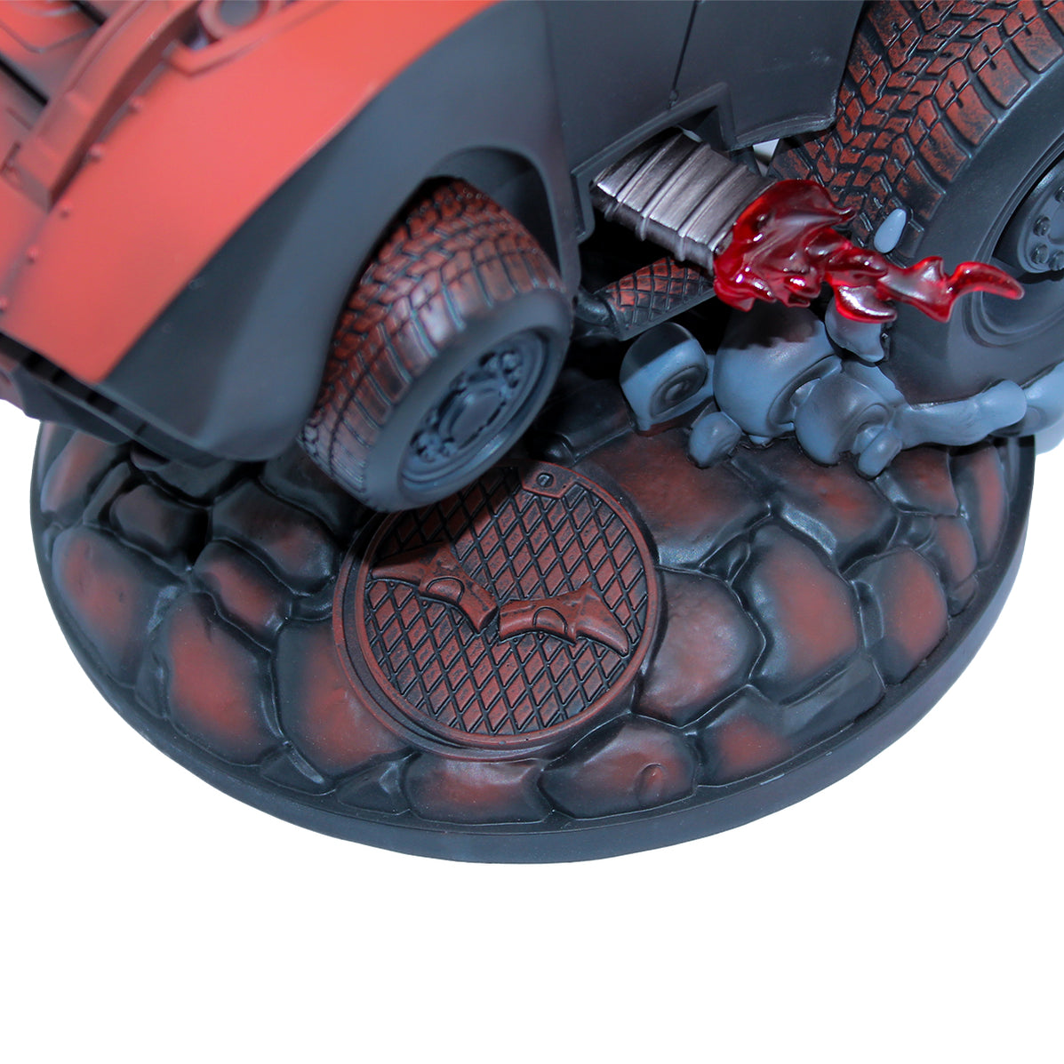 The Batman Designer Series Batmobile Statue: Red & Black Edition (Cryp ...