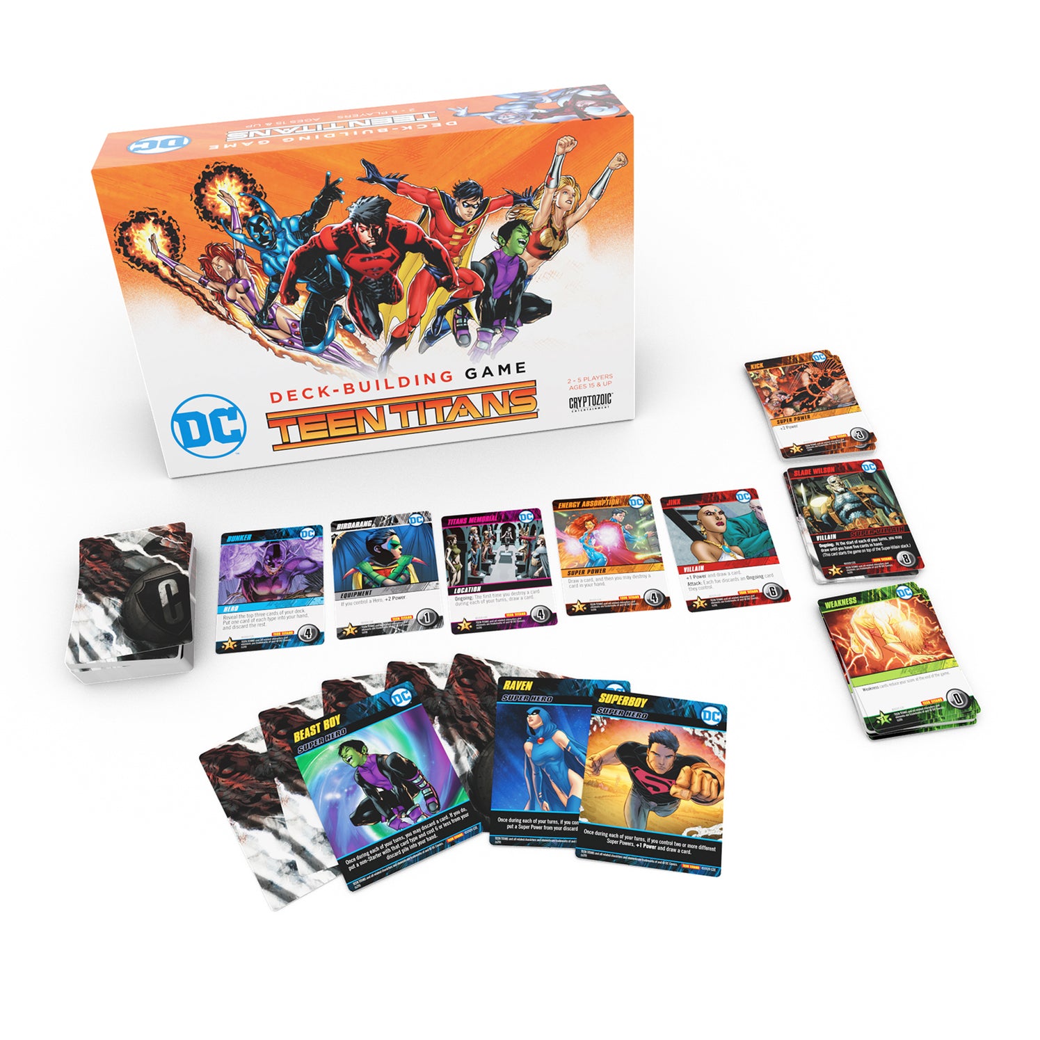 DC DECK-BUILDING GAME — Cryptozoic Entertainment