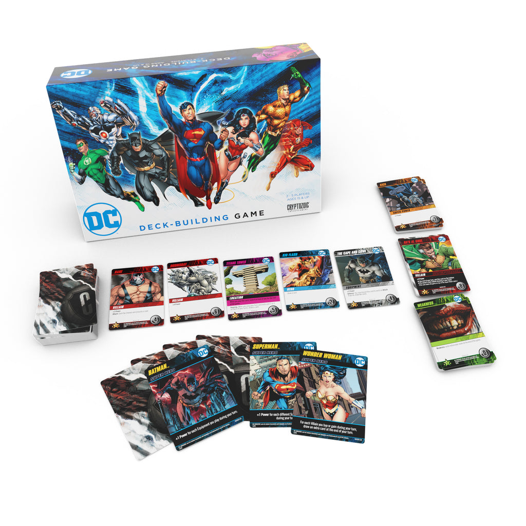 DC DECK-BUILDING GAME — Cryptozoic Entertainment