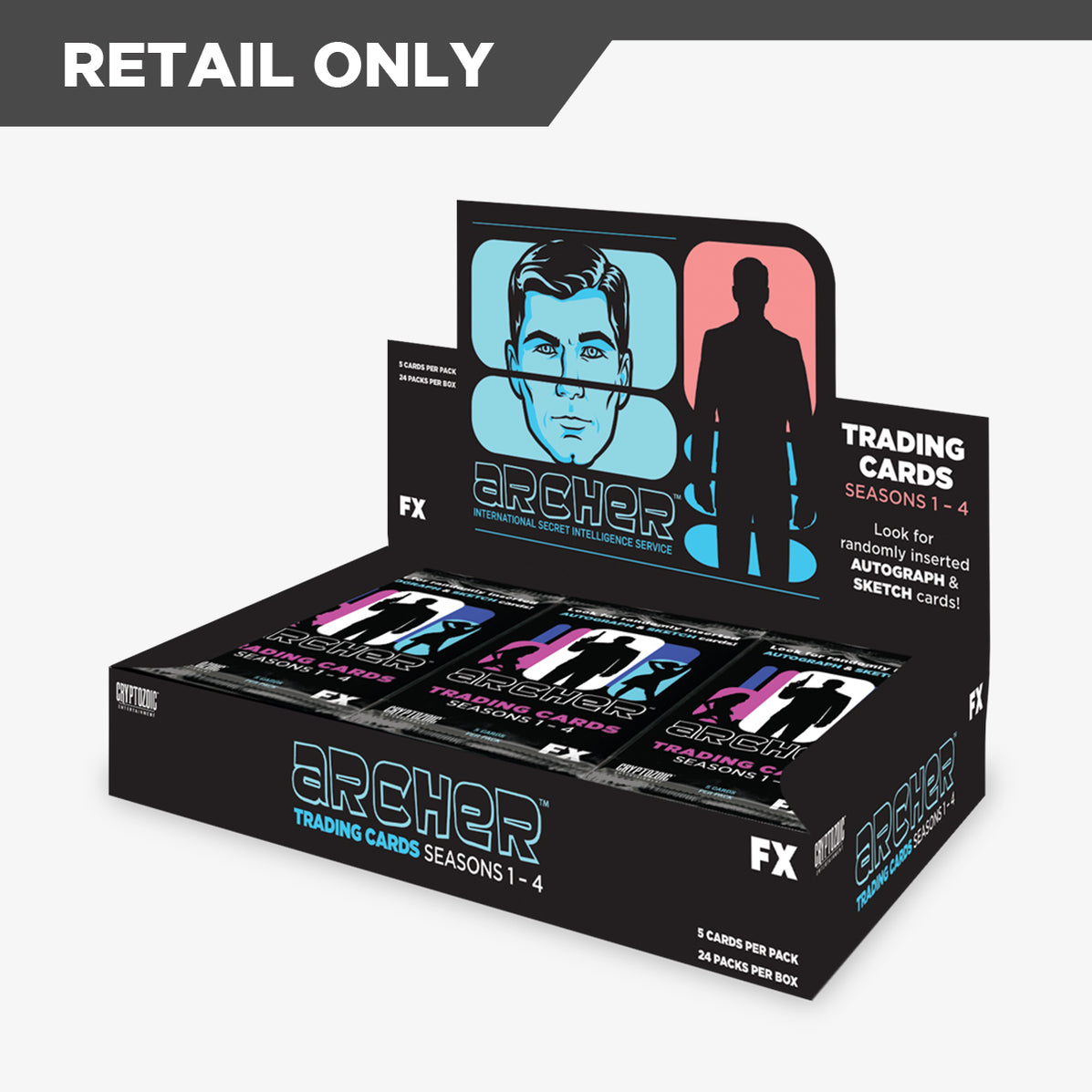 Archer Trading Cards Seasons 1-4 — Cryptozoic Entertainment