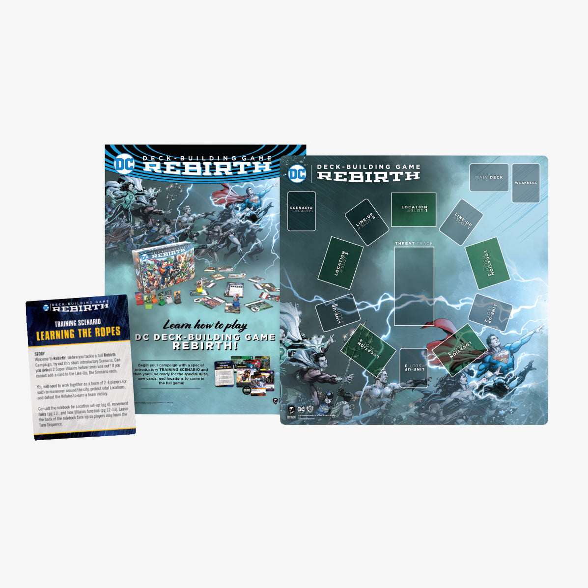 DC Deck-Building Game: Rebirth Promotional Kit — Cryptozoic Entertainment