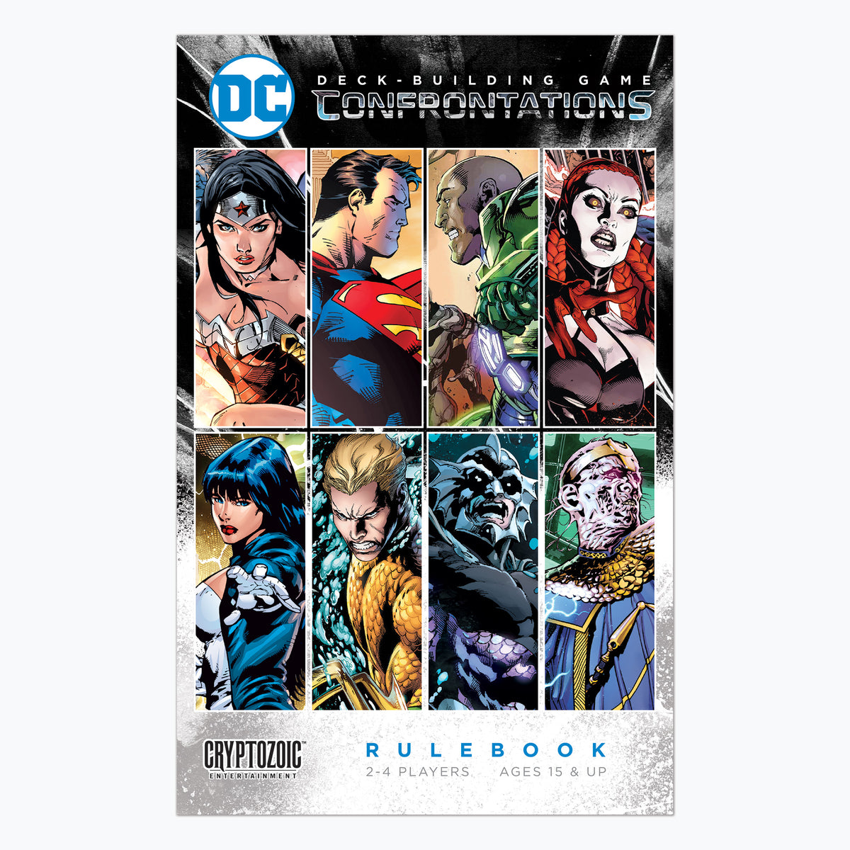 DC Deck-Building Game: Confrontations — Rulebook — Cryptozoic Entertainment