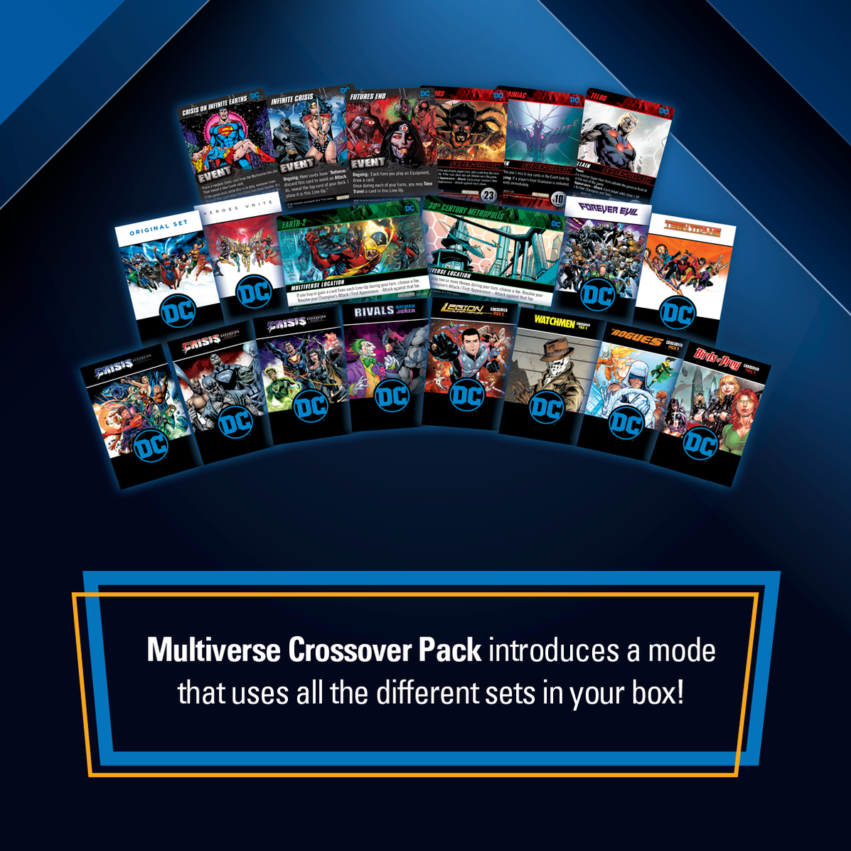 DC Deck-Building Game: Multiverse Box – Super Heroes Edition ...