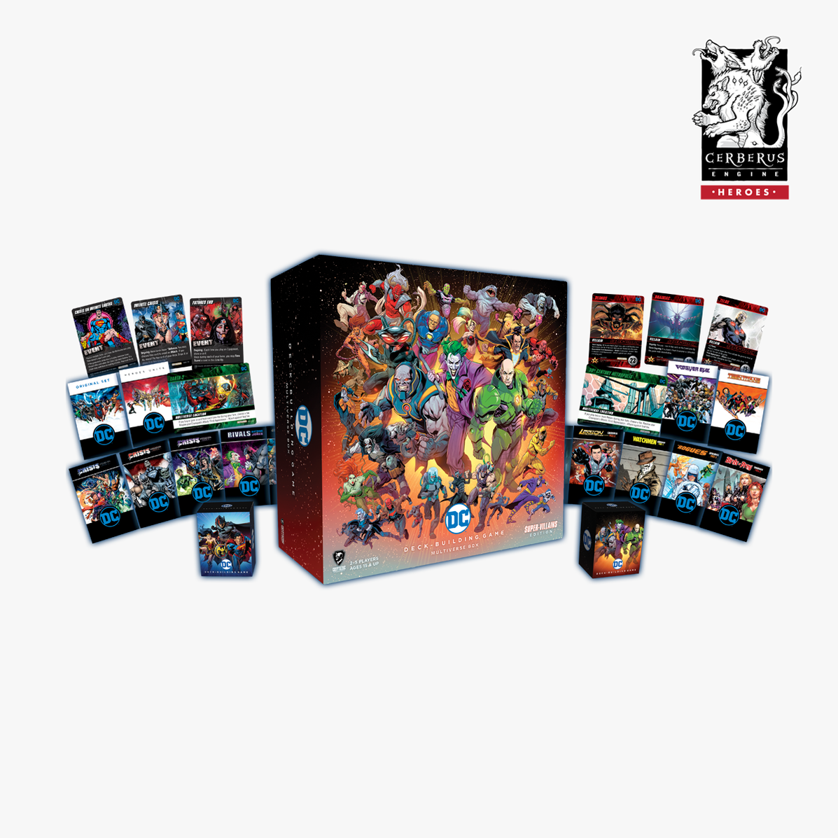 DC Deck-Building Game: Multiverse Box – Super-Villains Edition (KICKST ...