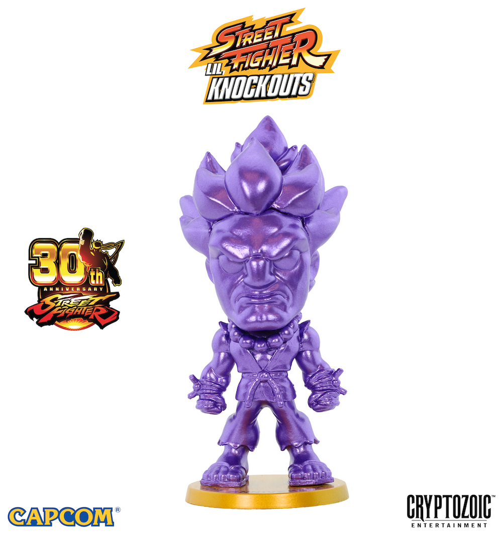Metallic Purple Akuma Street Fighter Lil Knockouts — Cryptozoic ...